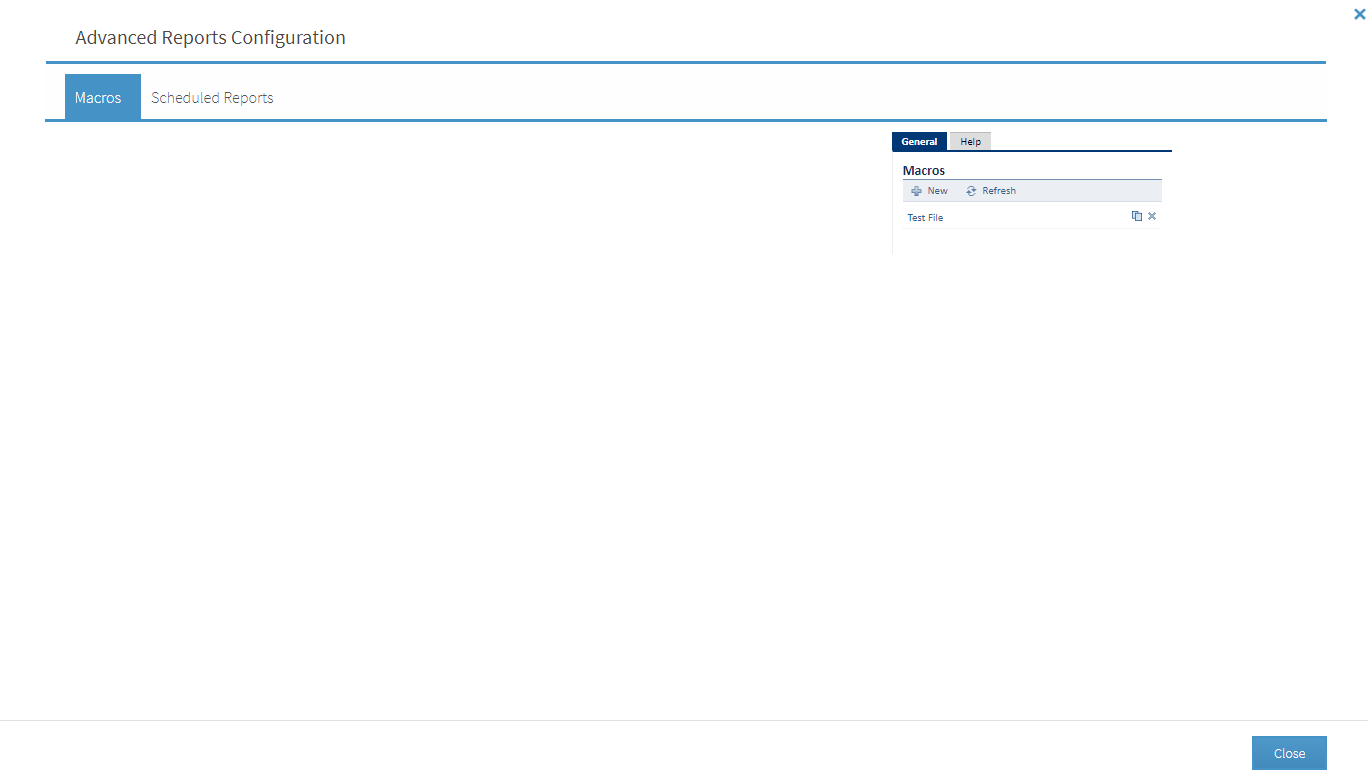 Advanced Reports Configuration 7361